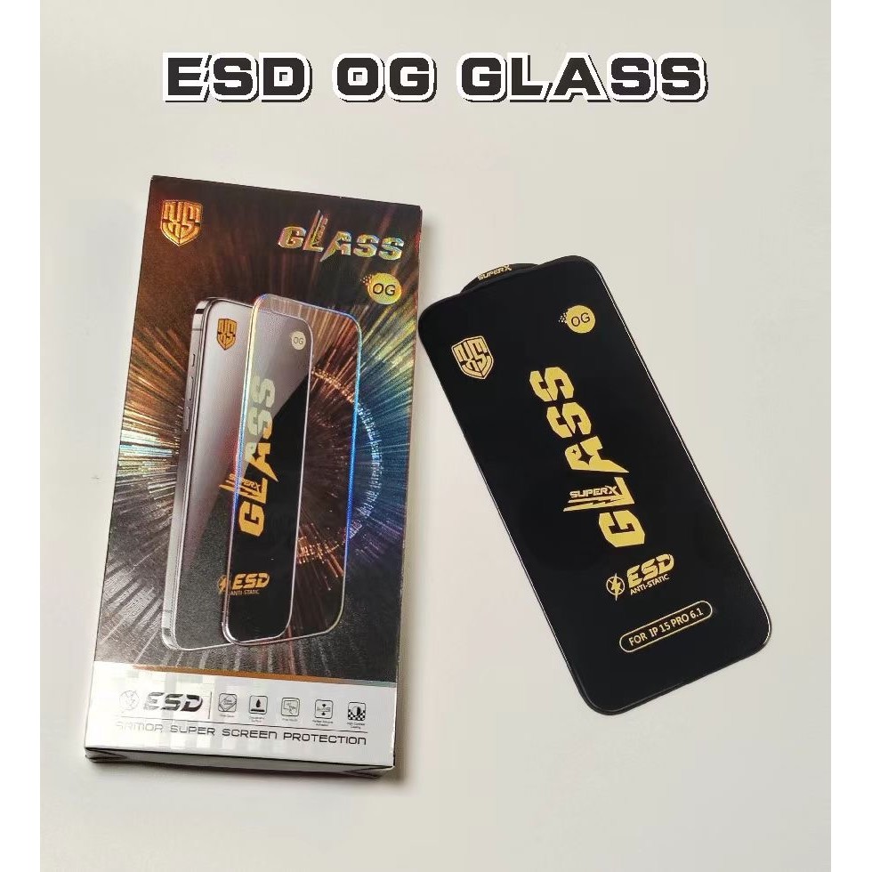 Y824 ฟิล์มกระจกเต็มจอ OG GLASS ESD ใสคม กันรอย ติดง่าย (10แผ่น) OPPO ...