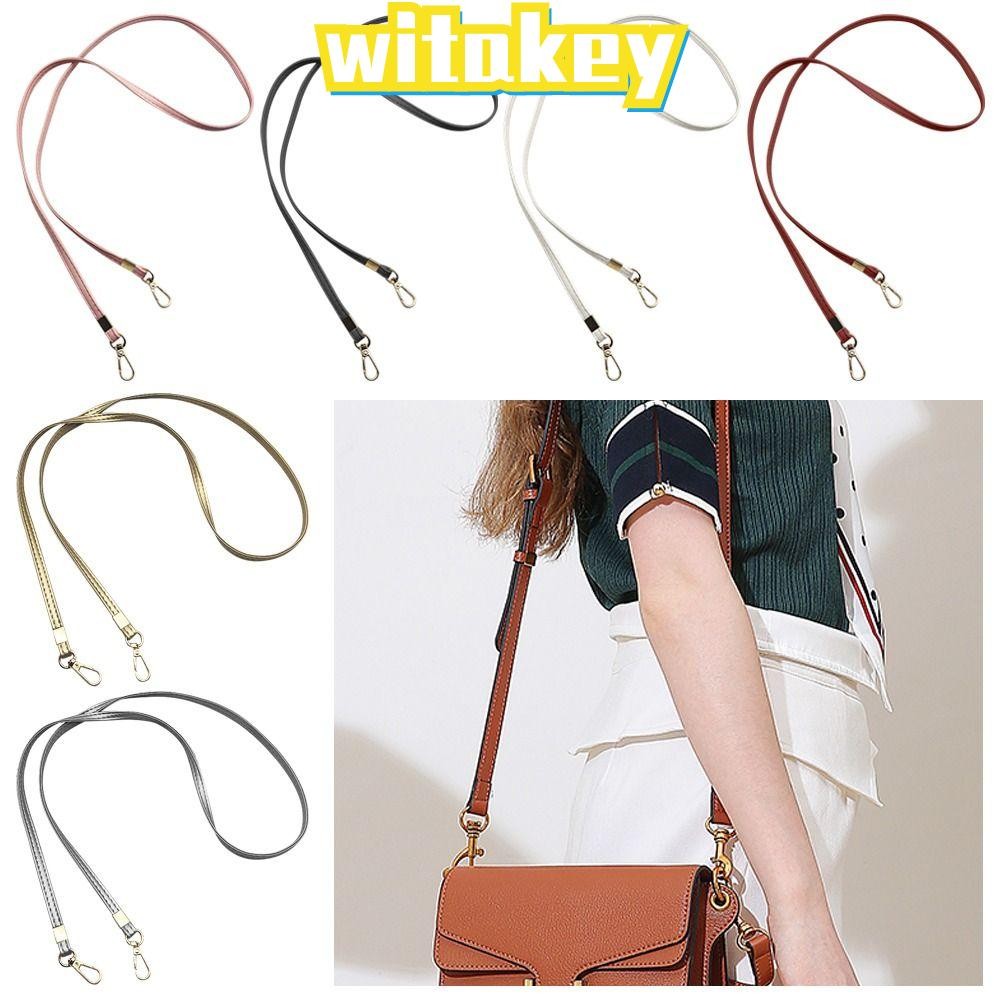 WITAKEY สายโซ่สำรอง สายหนังPU สำหรับกระเป๋าสะพายข้าง สีสันสดใส พร้อมกระเป๋าสตางค์สายสะพายเดียว ...