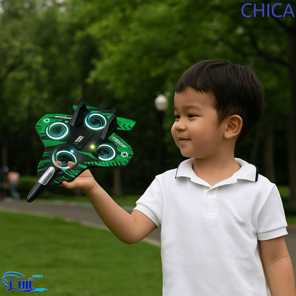CHICA สี่มอเตอร์เฮลิคอปเตอร์ของเล่น, RC Drones EPP โฟมรีโมทคอนโทรลโฟม Fighter, Profesional ชาร์จ ...