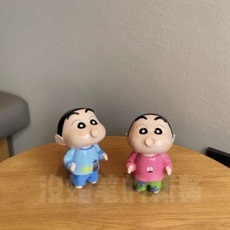 Crayon Shin-Chan ตุ๊กตา Nohara Shinnosuke ตัวเลขการกระทํา Beeping ปาก ...