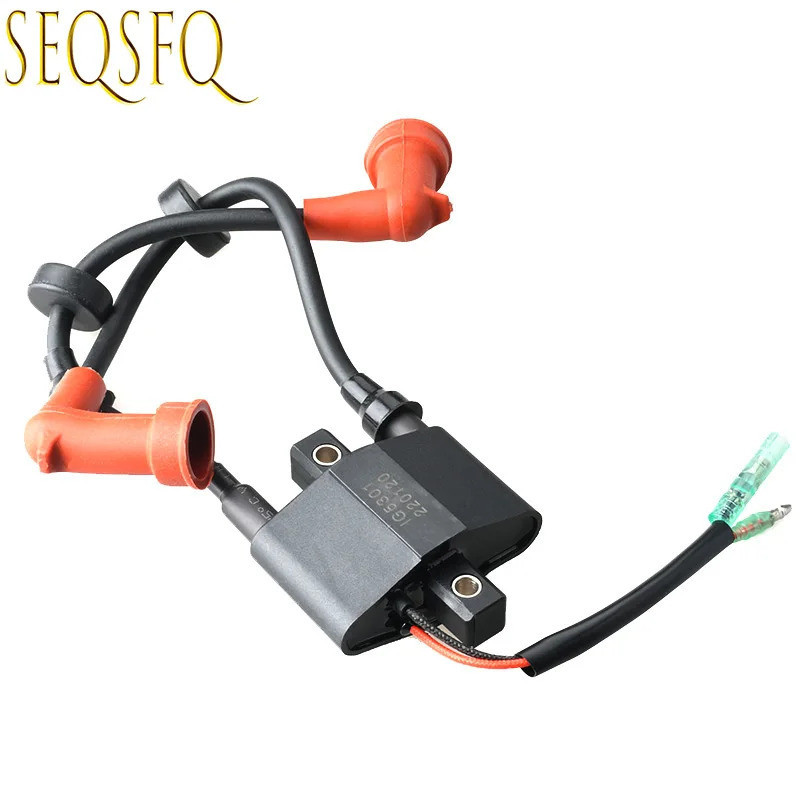 6b4-85570 คอยล์จุดระเบิดสําหรับ Yamaha Outboard Motor 2 จังหวะ 9.9D 15D ...