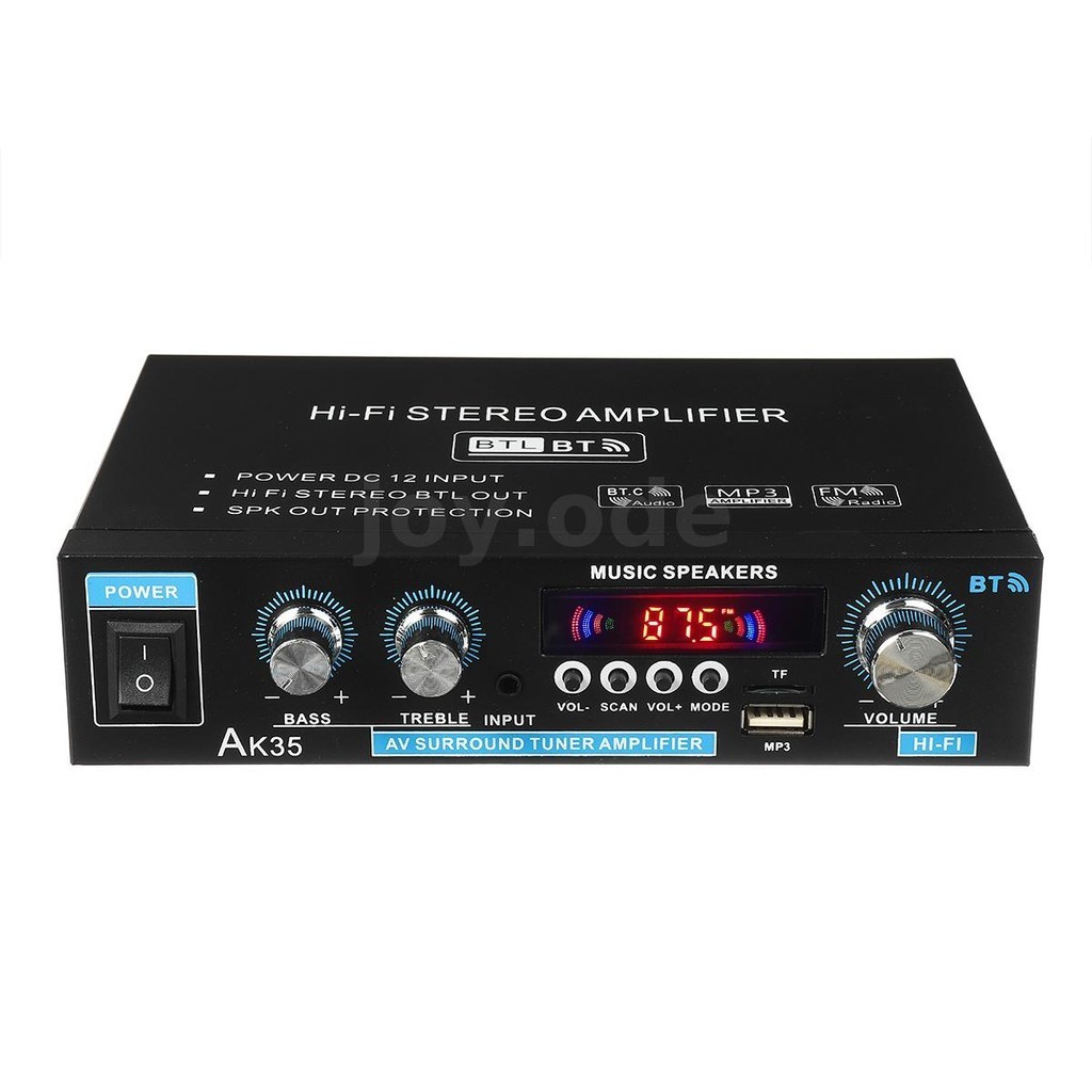 Ak35 2x30W Digital HIFI Power Amplifier บลูทูธ 5.0 USB FM TF Card ...
