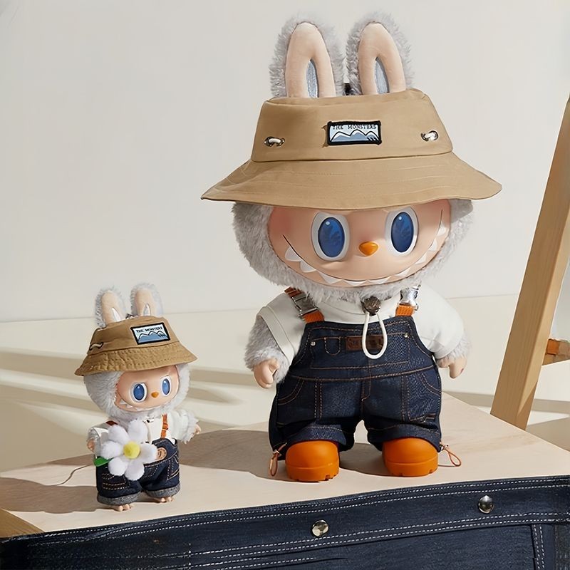 Popmart ฟอง Mate labubu labubu ฤดูใบไม้ผลิป่าบ้านไวนิลตุ๊กตาจี้มาการอง ...