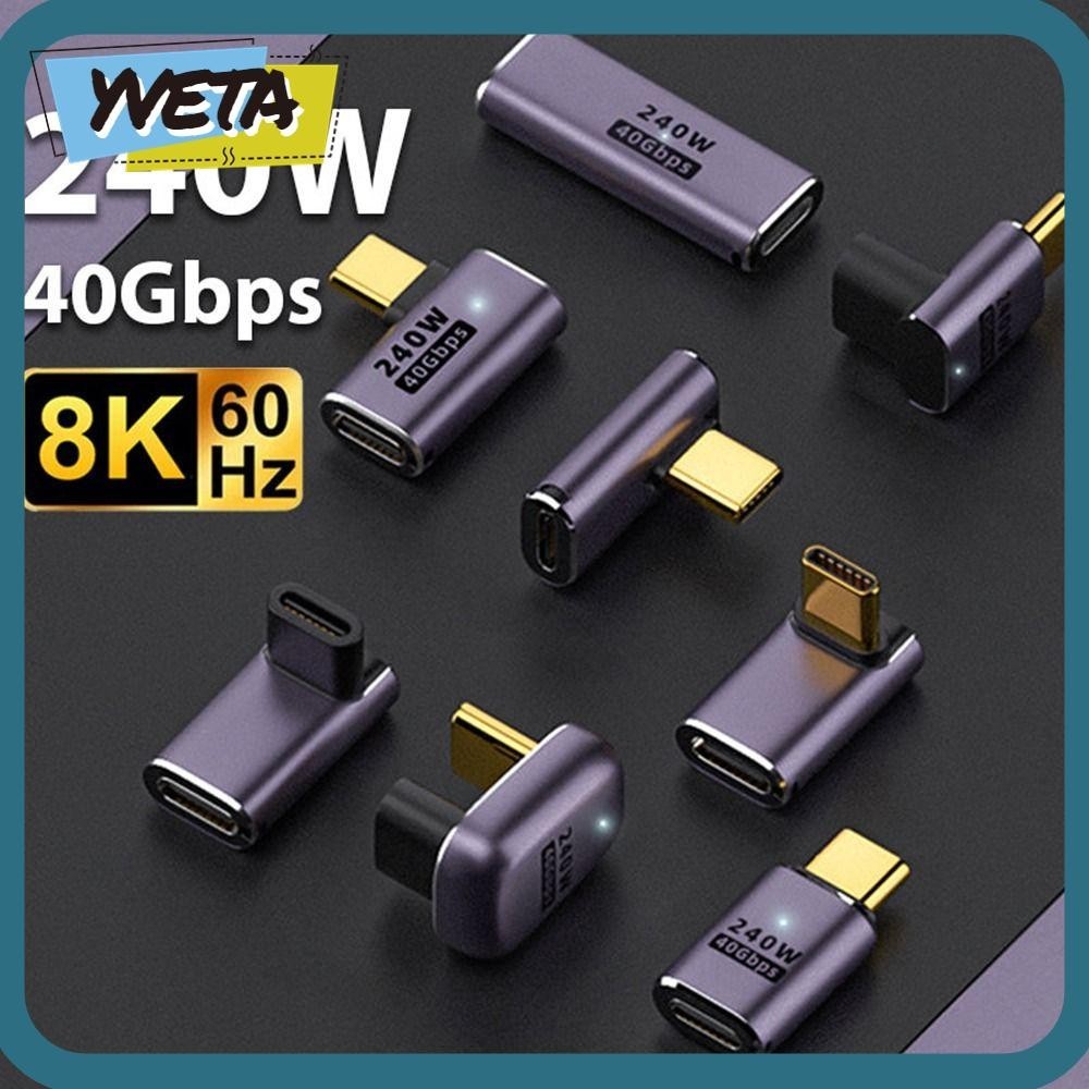 Yveta Type C อะแดปเตอร์โทรศัพท์มือถือชายหญิง 8K 60HZ ตัวแปลง USB C | Shopee Thailand