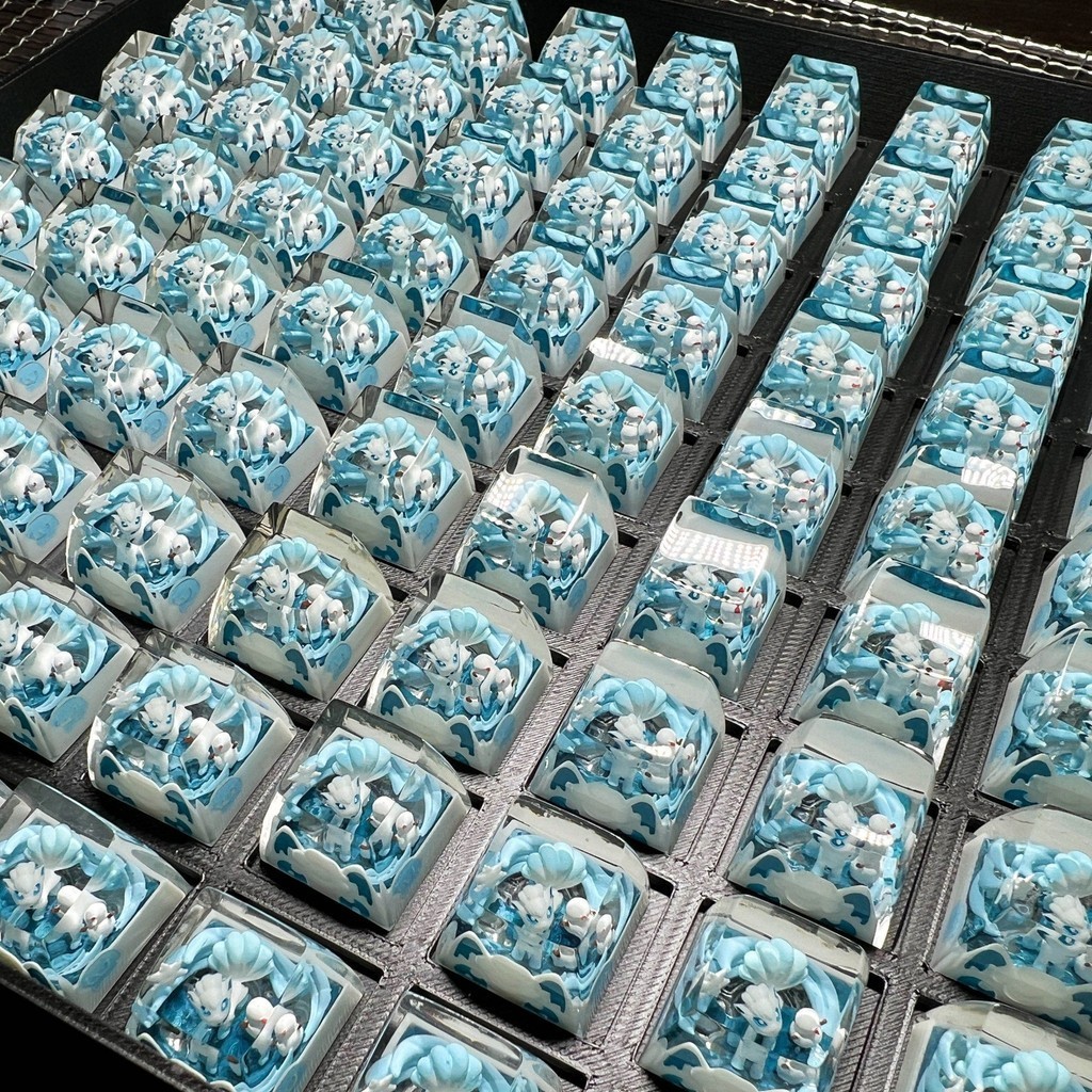 Pokemon Gengar Bulbasaur หยด-กาว Keycap PBT Dragonite Togepi Charmander ...