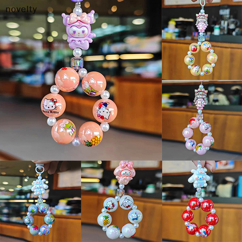 Nly สีสันน่ารักลูกปัดโซ่โทรศัพท์มือถือ Sweet Dopamine โทรศัพท์ Anti ...