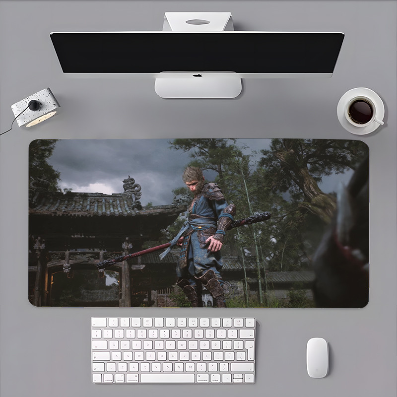 Black Myth Wukong Gaming Mouse Mats Rubber Table Mat Gaming Keyboard ...