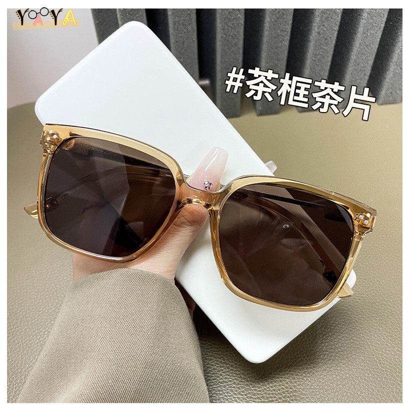 แว่นกันแดดสายตาสั้น 1.56 (-50 ถึง -600) แว่นกันแดด TR90 กรอบใหญ่ ป้องกันแสงแดดและป้องกันรังสี ...