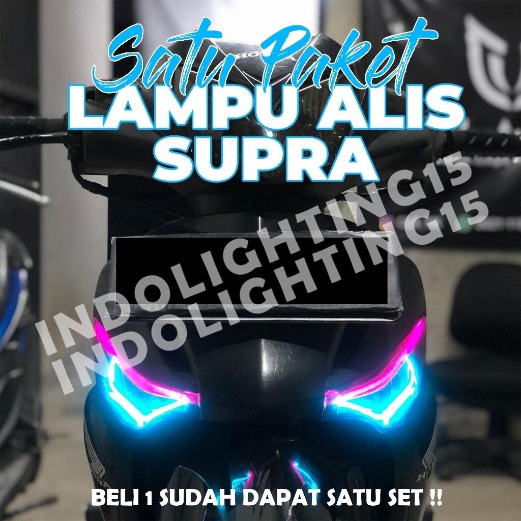 SUPRA HEADLAMP EYEBROW LIGHTS ฟรี DEVIL EYE DOES ไม่ใช่หลอดไฟ / SUPRA X ...