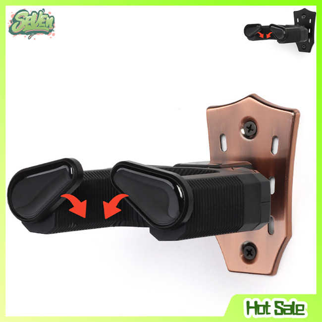 กีตาร์แขวน Wall Mount Hooks ฐานโลหะตะขอกีตาร์แขวนผนัง Gravity Lock ...