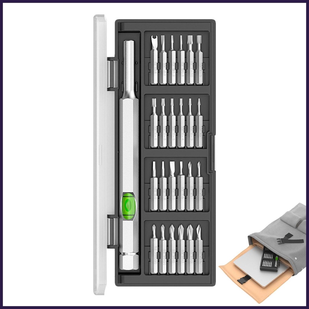 Multi-bit Precision ไขควง Multi-bits ไขควงซ่อมชุดเครื่องมือไขควงแม่เหล็กขนาดเล็กชุดกรณี shiin1th ...