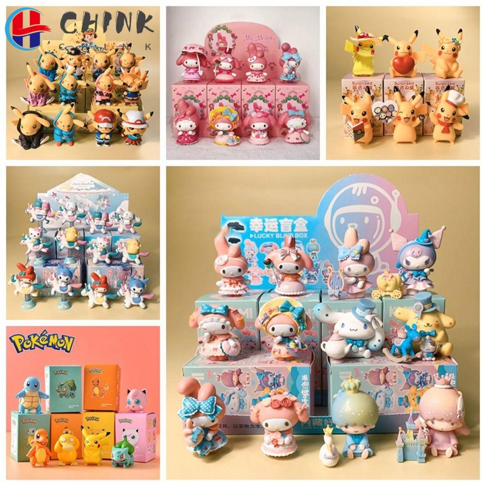 ตุ๊กตาตัวเลข CHINK, My Melody Sanrio Box, Kawaii Cute PVC Pikachu ...