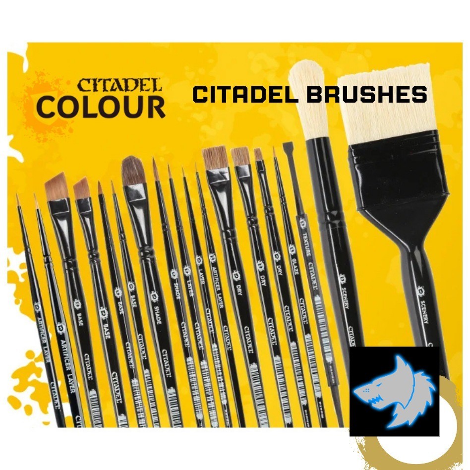 [พร้อมส่ง] Citadel : Citadel Brushes พู่กันและแปรงซิทาเดลสำหรับทาสี ...