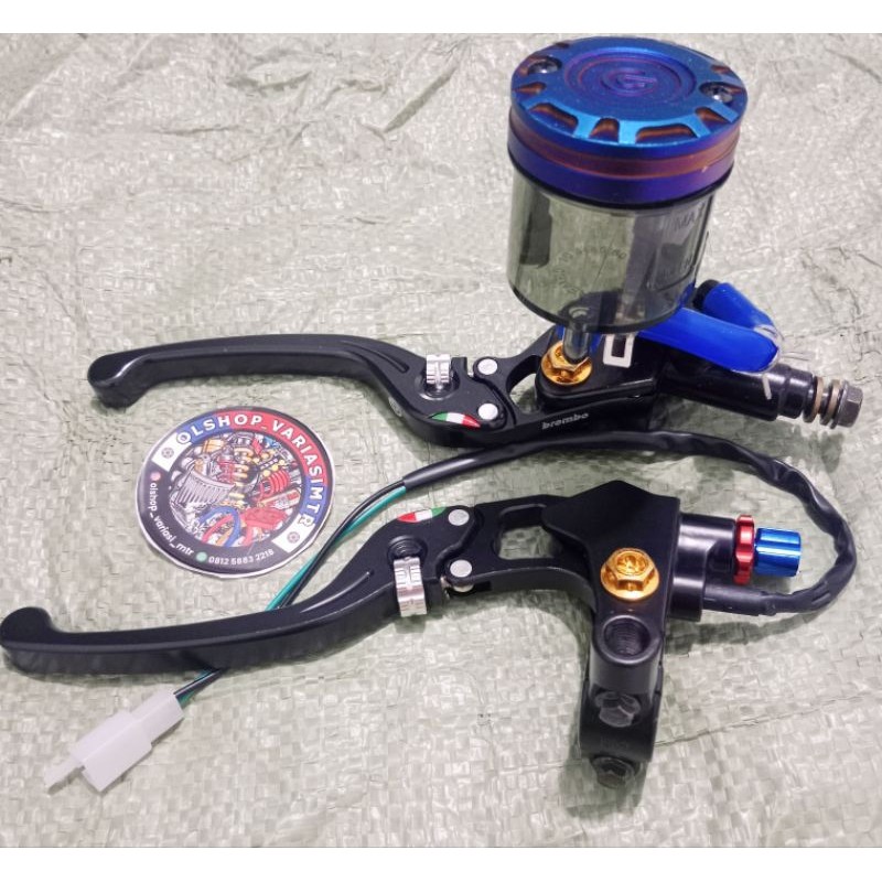 เบรค MASTER คู่เต็ม CNC RCB รุ่นหลอดน้ํามันเบรกชุด BIG SMOKE TWOTONE ...