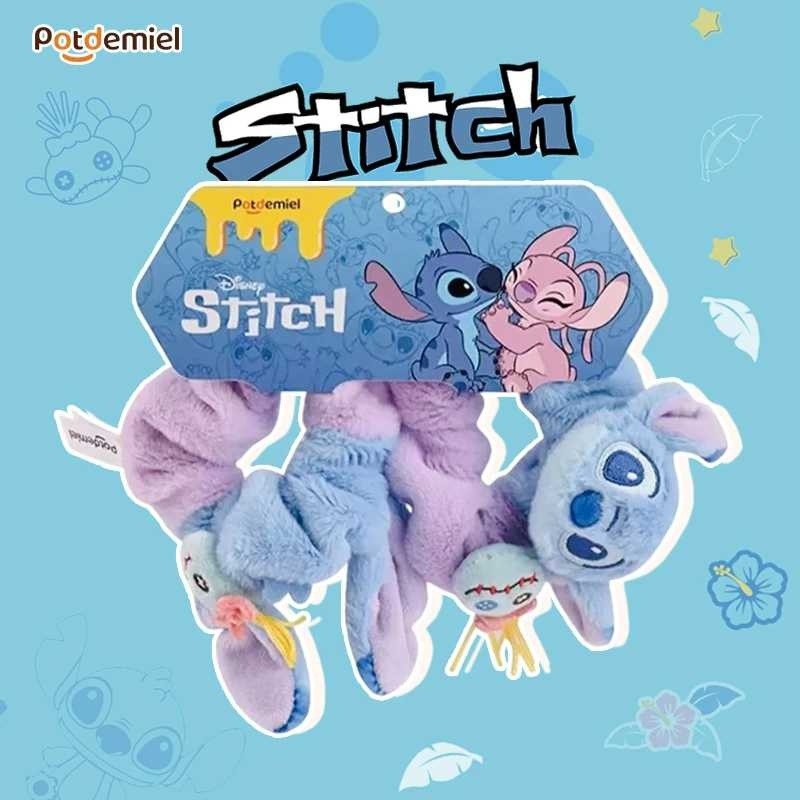 [Aria] Disney Star Treasure Series Stitch ชุดยางรัดผมน่ารักแบบหัวดอกไม้ ...