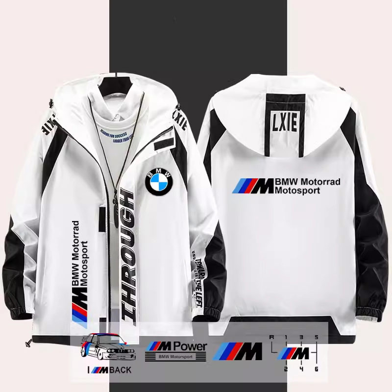 BMW MPOWER Performance Jackket สำหรับทั้งผู้ชายและผู้หญิง ดีไซน์กีฬา สไตล์ลำลอง ซิปหน้า | Shopee ...