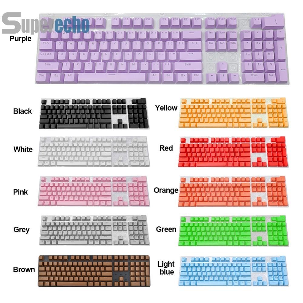 104 ชิ้น Universal Mechanical Keyboard Keycaps PC แล็ปท็อป Bakclit Key ...
