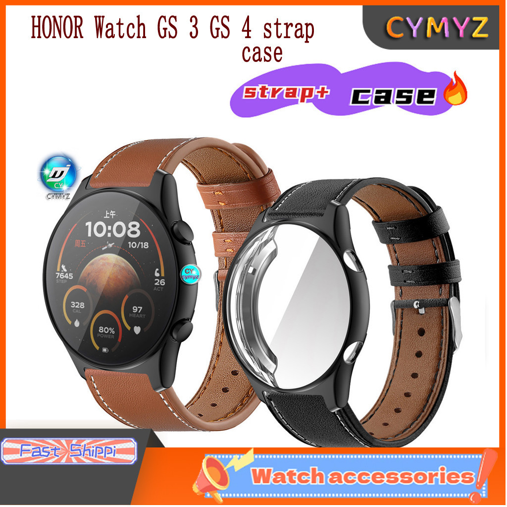 Honor Watch GS 3 GS 4 สายหนัง สายรัดข้อมือกีฬา HONOR Watch GS3 GS4 สาย HONOR Watch GS 3 GS 4 ...
