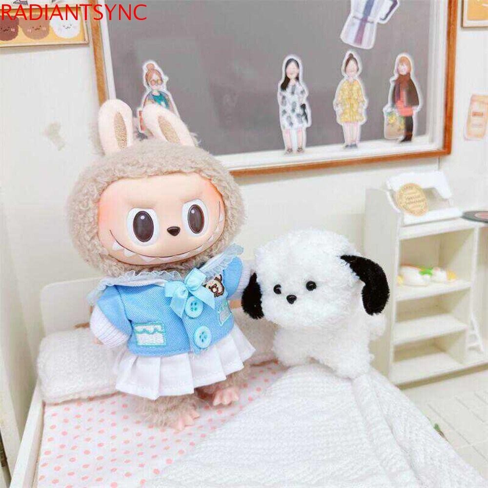 Radiantsync Labubu Time เสื้อผ้า, อุปกรณ์ของเล่นชุด 17 ซม.ผ้าฝ้ายตุ๊กตาเสื้อผ้า, ชุดของเล่นชุด ...