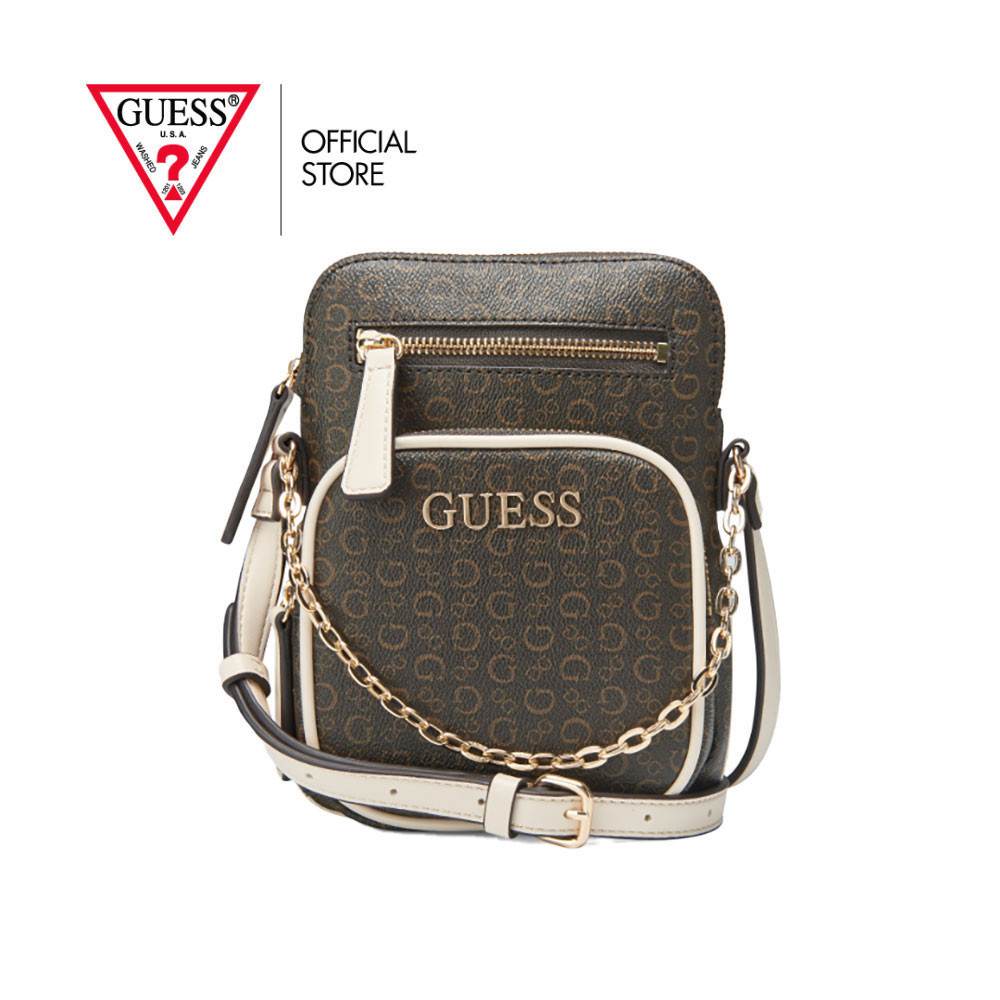 GUESS กระเป๋า รุ่น SB924870 FILMORE MINI CROSSBODY สีน้ำตาล | Shopee ...