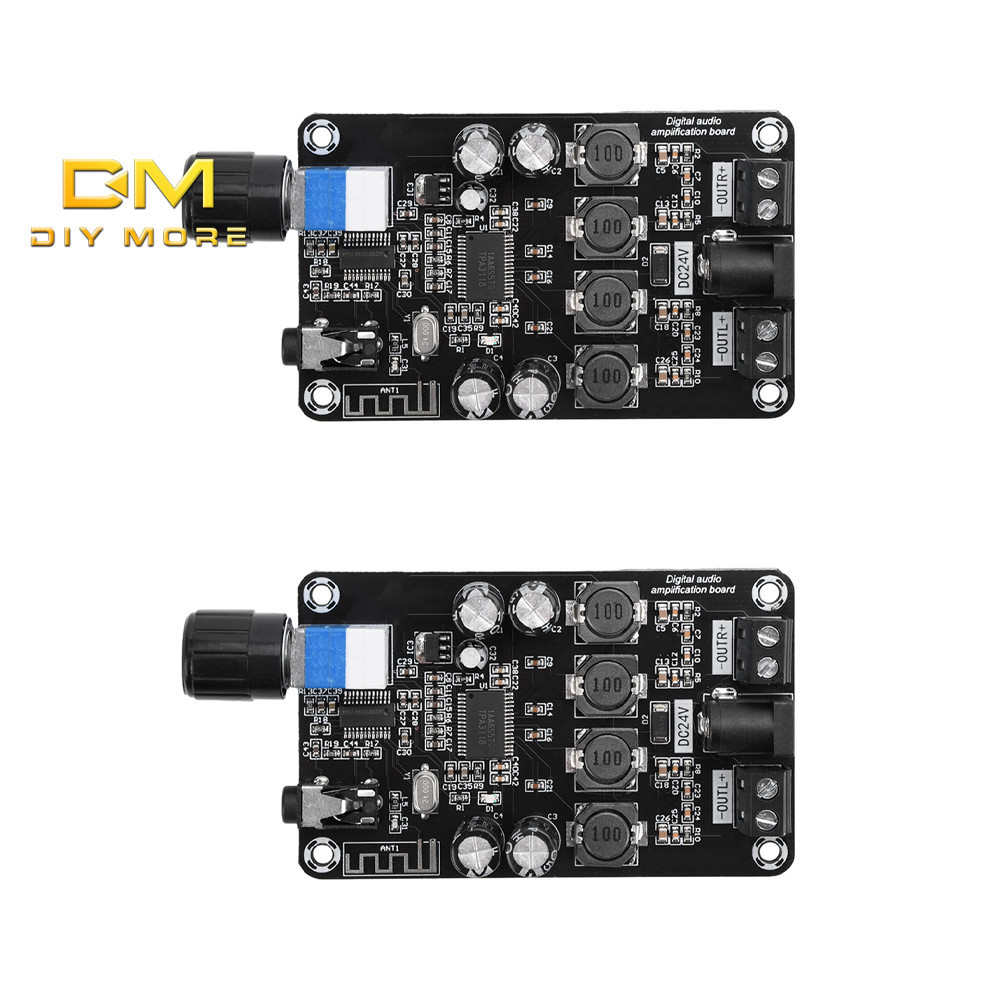 Diymore XH-A415 DC12-24V High-Power ปรับเครื่องขยายเสียง Tpa3118D2 รองรับ Bt 5.0 High-Definition ...