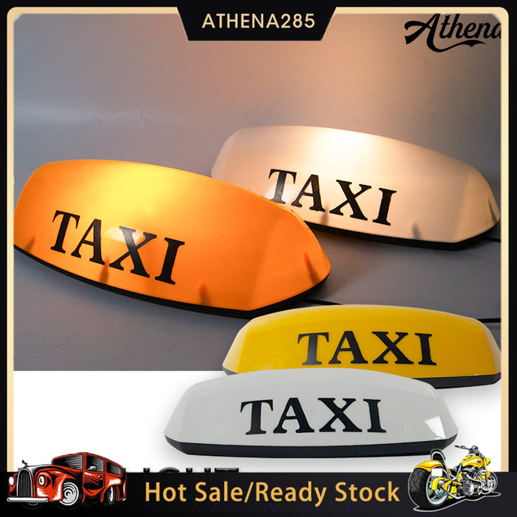 [COD] Taxi Sign Lamp Super Bright Sun-proof ติดตั้งง่าย Anti-collision ...