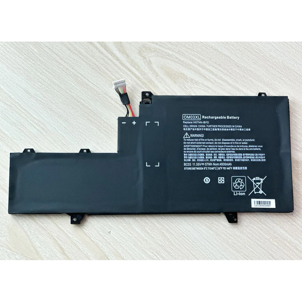 OM03XL แบตเตอรี่แล็ปท็อป For HP Elitebook x360 1030 G2 HSTNN-IB7O HSN ...