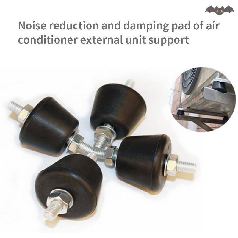 [PE] 4 ชิ้นป้องกันการสั่นสะเทือนยาง Mount Damper Shock Pad เบาะสําหรับ ...