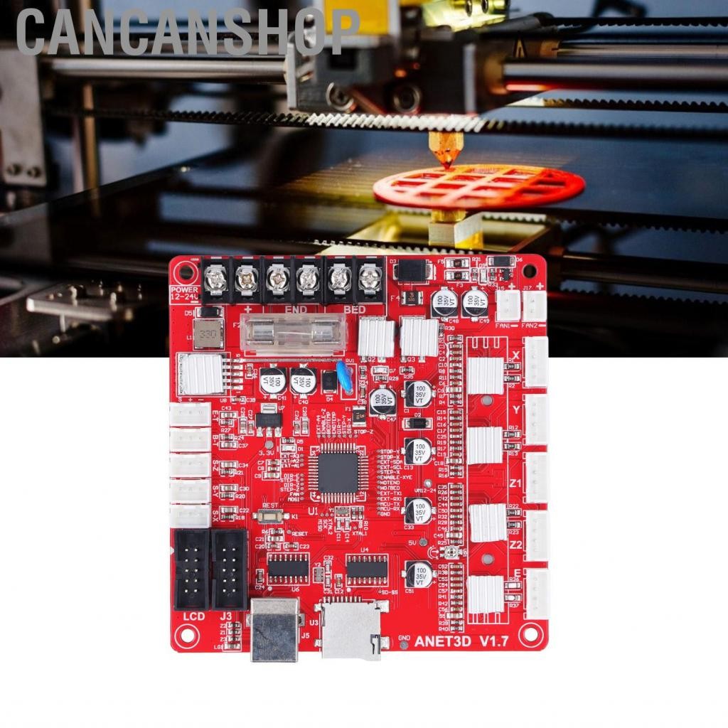 Cancanshop สำหรับ Anet E12 3D เครื่องพิมพ์เมนบอร์ดเมนบอร์ดบอร์ดควบคุม ...