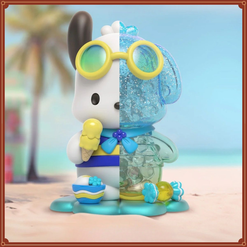 ของแท้ Sanrio Seaside Dessert Series กล่องตาบอด Pacha Dog Clow M อิน ...