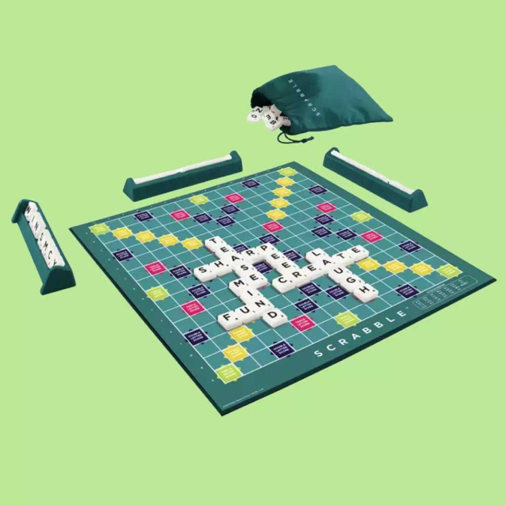 Kids Words Matching Board Game Crossword Game Scrabble Letters Words ...