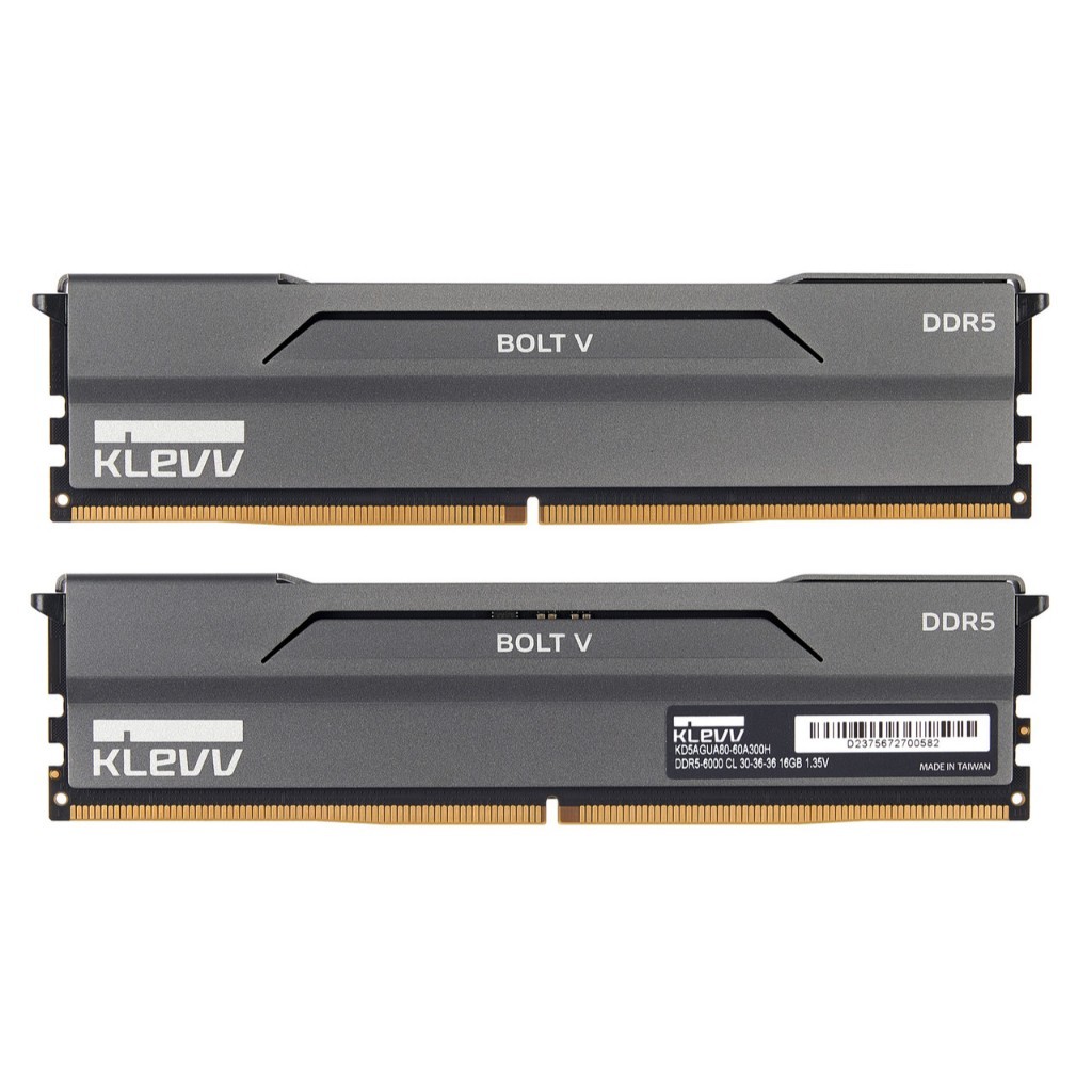 RAM KLEVV BOLT V GAMING OC MEMORY 32GB (16GBx2) DDR5 6400MHz / 6000MHz ...