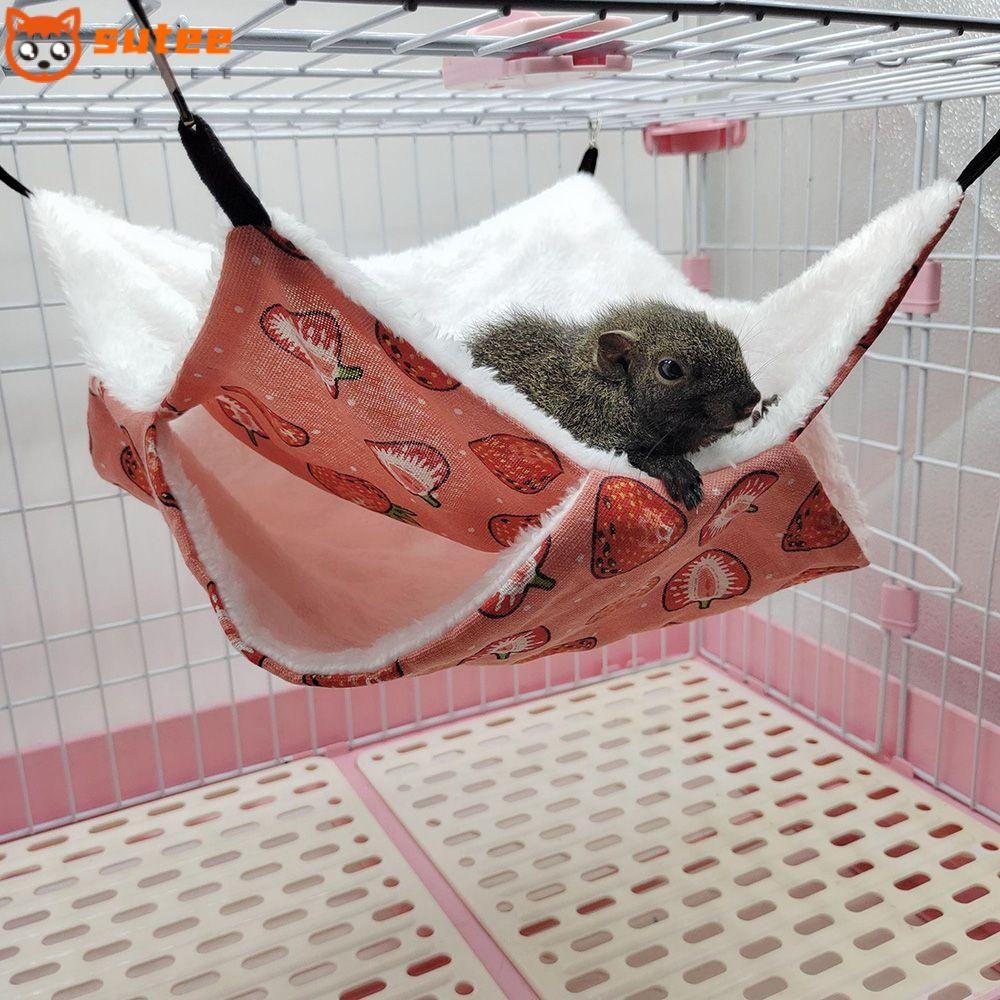 Sutee กรงหนูแฮมสเตอร์ Ferret Rat แฟชั่นเตียงกระรอกสองชั้น | Shopee Thailand