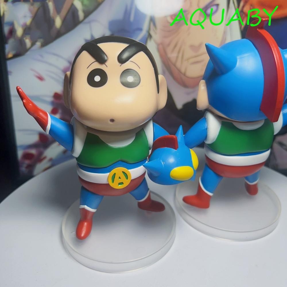 Aquaby Crayon Shin-Chan ของเล่น, หน้ากาก Superman PVC ตุ๊กตา Crayon ...