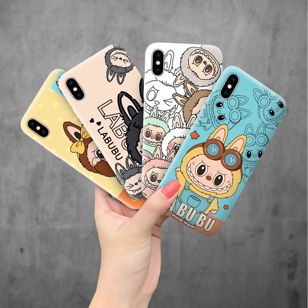 LABUBU COLORFUL HARDCASE FULLPRINT Redmi 2s 3 3s 3x pro 4 prime 4a 4x 5 5a note 1 2 3 4 plus ...