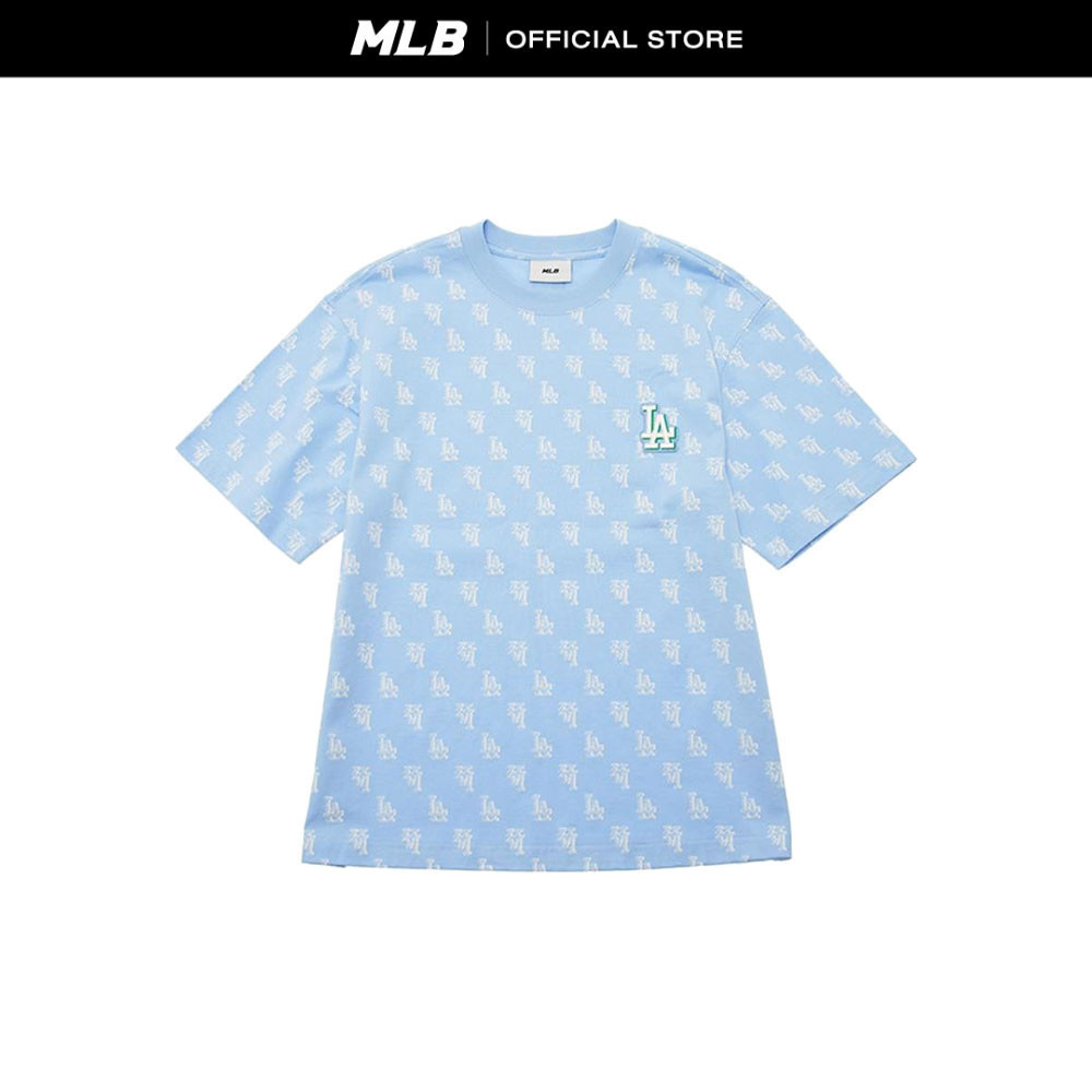 MLB เสื้อยืด Unisex Classic Monogram รุ่น 3ATSM0243 07SBS สีฟ้าอ่อน ...