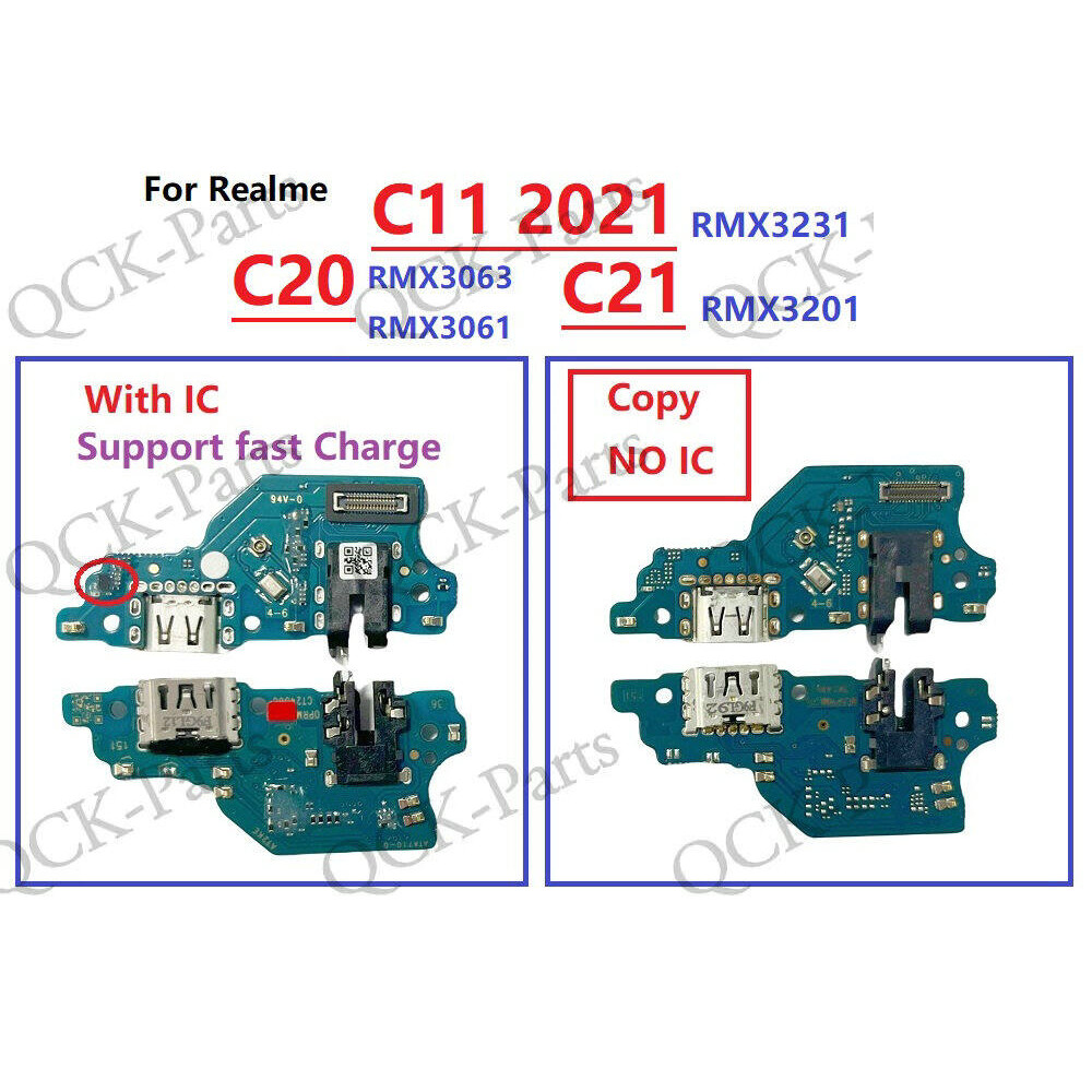 สําหรับrealme C11 2021 C20 C21 USBชาร์จพอร์ตแท่นชาร์จขั้วต่อFlex Cable ...