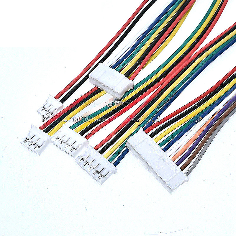 PH2.0-2P/3P/4P/5/6/7/8P/10P 20/30CM Terminal Wire Single Head Electronic Wire Color 2P, 3P, 4P ...