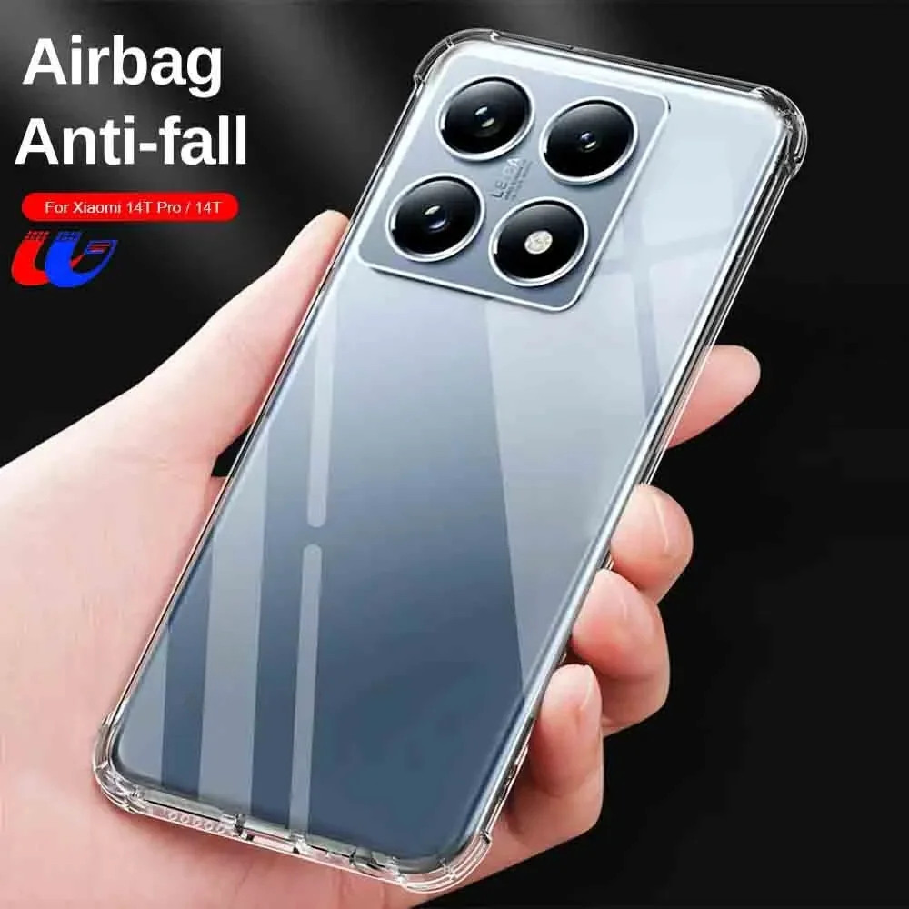 ปลอกสําหรับ Xiaomi 14T Pro เคสโทรศัพท์ซิลิโคนกันกระแทกสําหรับ Xiaomi 14T 13T 12T 11T 14 Civi 4 ...