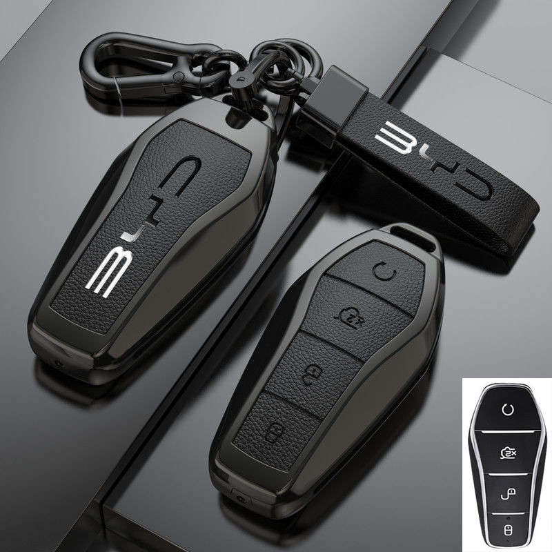 สังกะสีอัลลอยด์ Remote Key Case ฝาครอบ Fob สําหรับ byd dolphin BYD ...