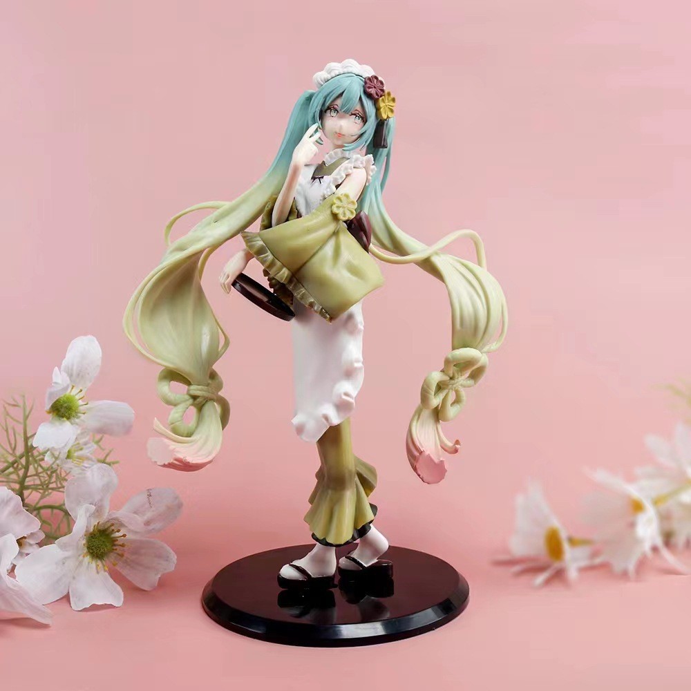 Matcha Buffy Jingpin รูป Hatsune Miku รูป Buffy Matcha สีกระโปรงยาวสาวสวยอะนิเมะเครื่องประดับ ...