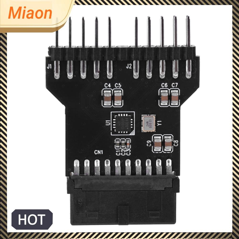 USB 3.0 19PIN USB 2.0 9PIN Header Splitter Adapter 1 ถึง 2 Extension ...