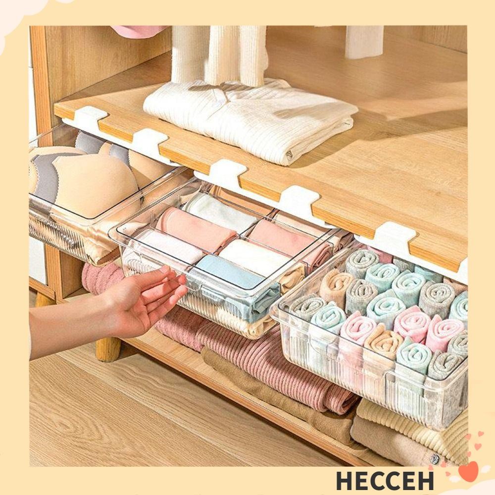 HECCEH ชุดชั้นในจัดเก็บ,ถุงเท้า Underwaist โปร่งใสตู้เสื้อผ้าจัดเก็บ ...