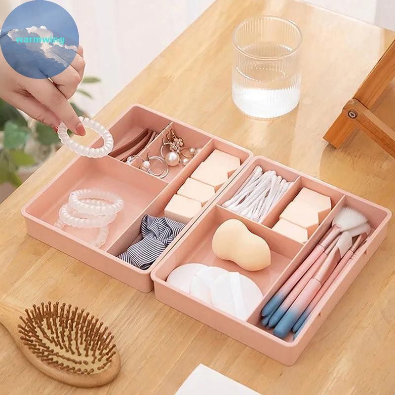 Warmwing โต๊ะลิ้นชัก Organizer Stackable Multi-cell Desktop Storage Bin ถาด Multi-Purpose ...
