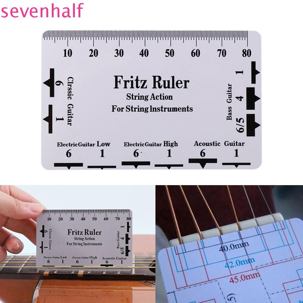 SEVENHALF ไม้บรรทัดกีต้าร์, การวัดสายกีตาร์ String Pitch Ruler, อุปกรณ์ ...