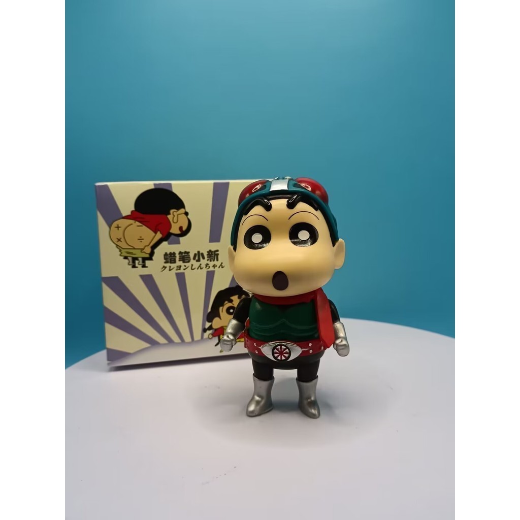 Kamen Rider รูป Masked Superman Crayon Shin-Chan cos Shinnosuke ของเล่น ...