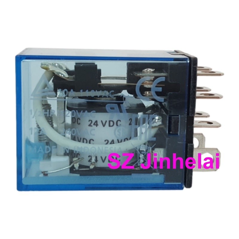 10pcs Authentic Original Omron LY2N-J(LY2NJ) 24VDC 220VAC 12VDC 8Pins Relays DC24V AC220V DC12V ...