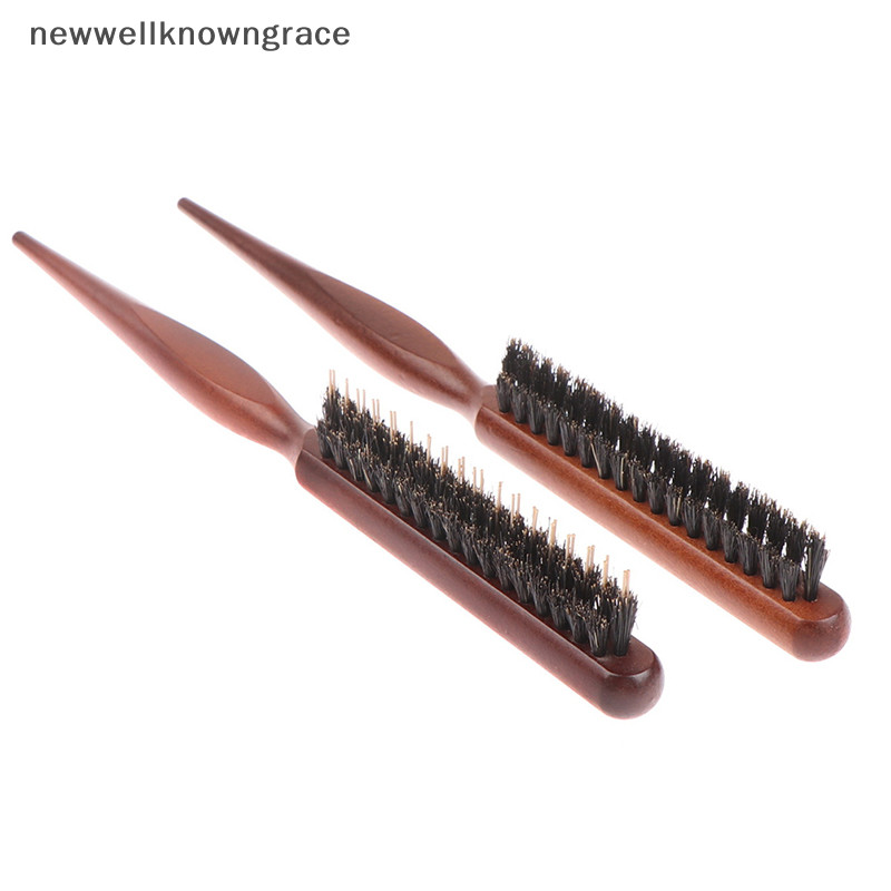 Newwellknowngrace Salon Comb Hair Teasing Brush Handle Back Comb ขน ...