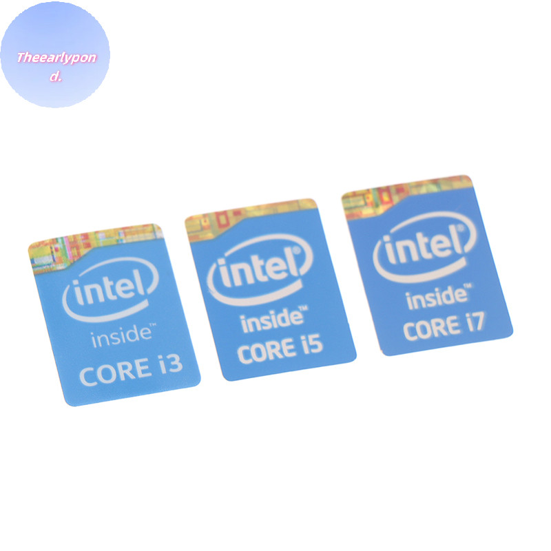 Earlyptond 5 ชิ้น 4th Generation Intel Core I3 I5 I7 ป้ายสติกเกอร์ ...