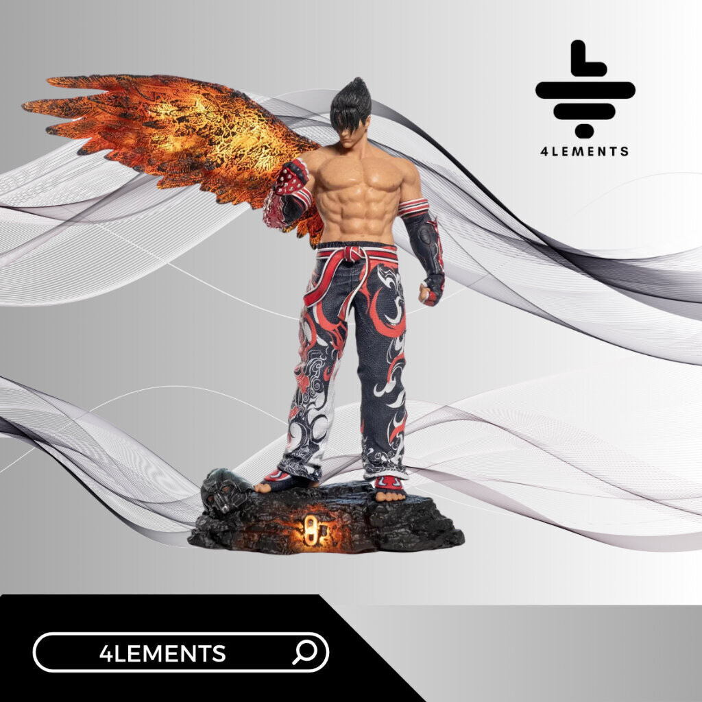 (พร้อมส่ง) TEKKEN 8 LED FIGURE - JIN KAZAMA(FROM TEKKEN 8 COLLECTOR'S ...
